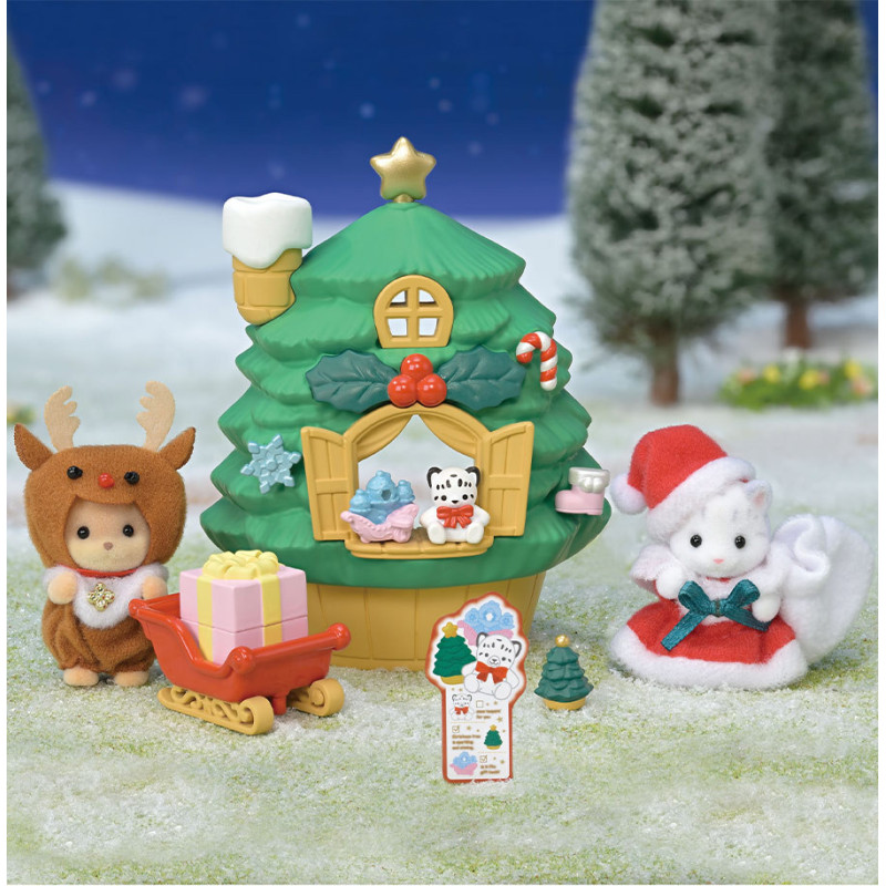 Baby Santa's Christmas Tree House